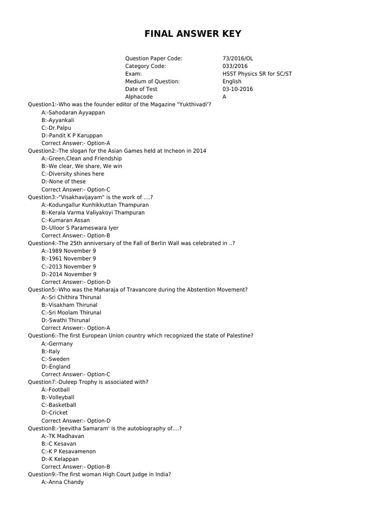 HSST Physics Kerala | PDF | Electronvolt | Gases