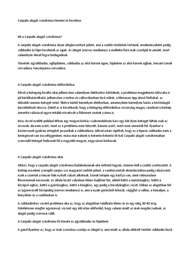 Carpalis Alagút2 | PDF