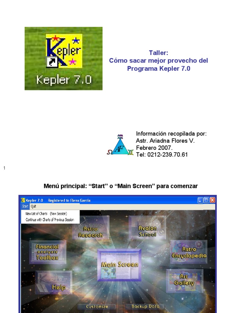 Taller Kepler 7.0 | PDF | Astrología | Horóscopo