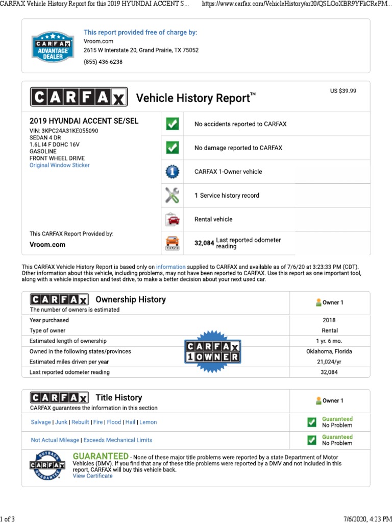 CArfax 3 | PDF