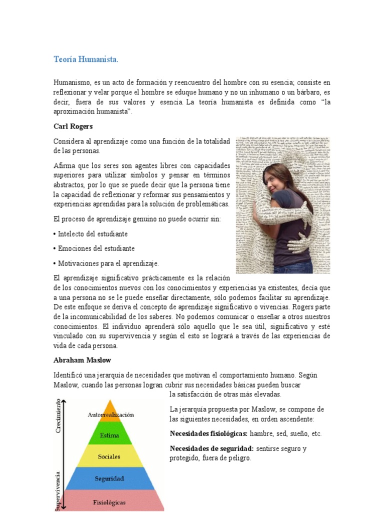 Teoría Humanista | PDF