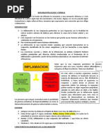 Cuadro Comparativo Inflamación, Edema, Hematoma | PDF | Inflamación | Edema