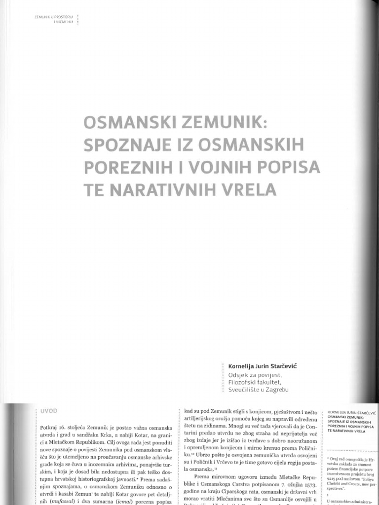 Jurin - Osmanski - Zemunik New | PDF