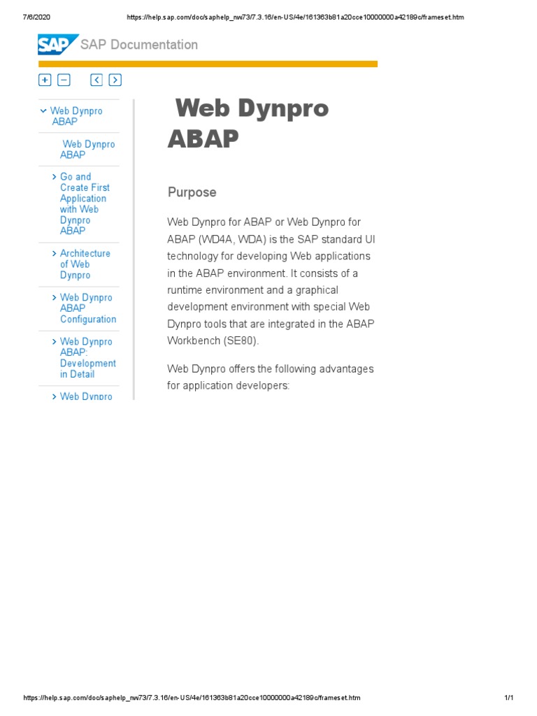 Getting Started With Web Dynpro For Abap An Introduction To The Architecture Development Tools 