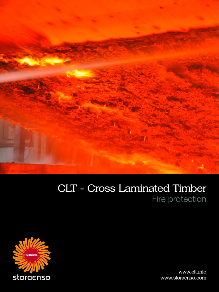 CLT - Cross Laminated Timber: Fire Protection | PDF | Drywall | Fires