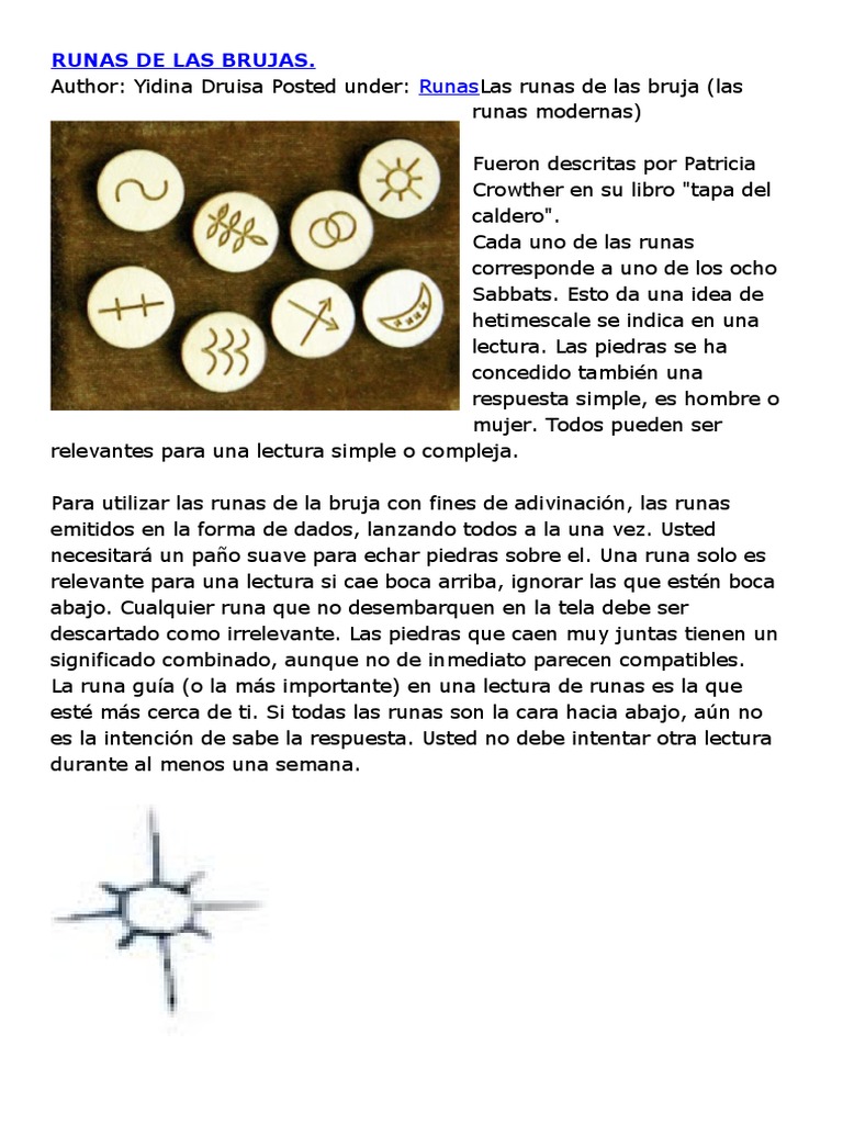 Runas de Las Brujas | PDF | Felicidad | Amor