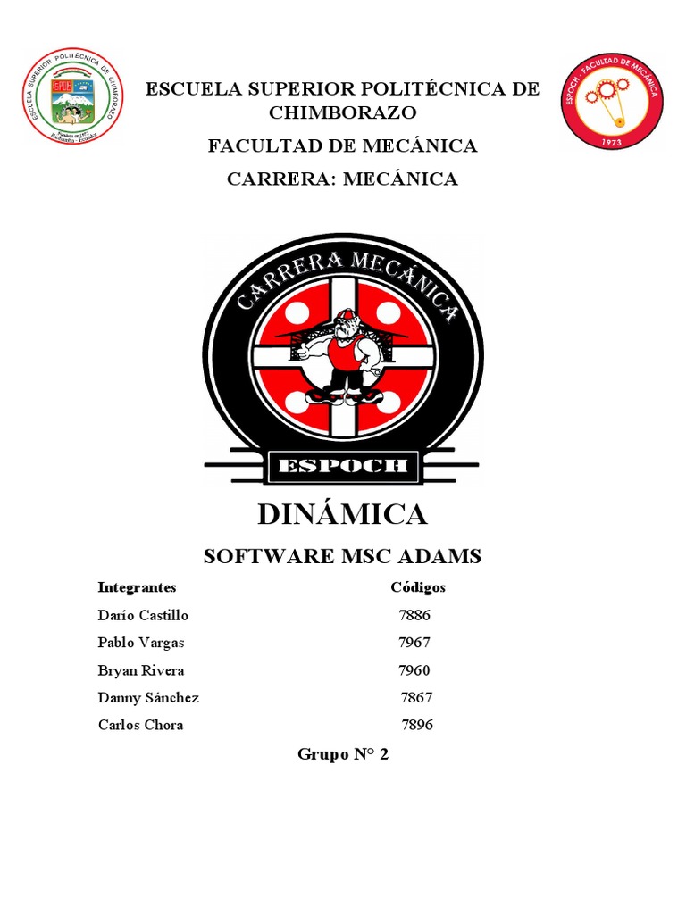 Aplicaciones MSC Adams | PDF | Fatiga (material) | Software