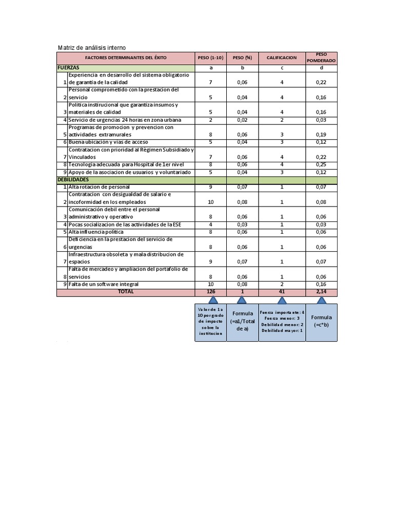 Matriz Efi y Efe | PDF | Política | Gobierno