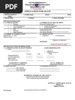 Compensatory Time-Off Application Form | PDF