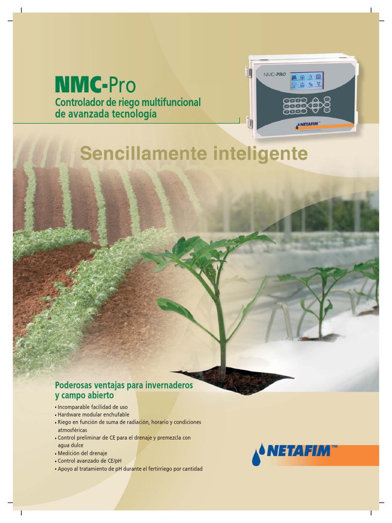 20 NMC Pro y Junior Esp | PDF | Hardware de la computadora | Riego