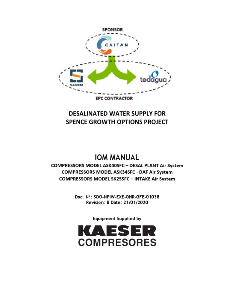 Manual Kaeser PDF | PDF | Mains Electricity | Power Supply