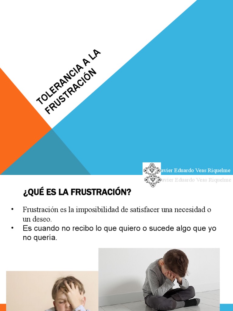 Tolerancia A La Frustracion | PDF