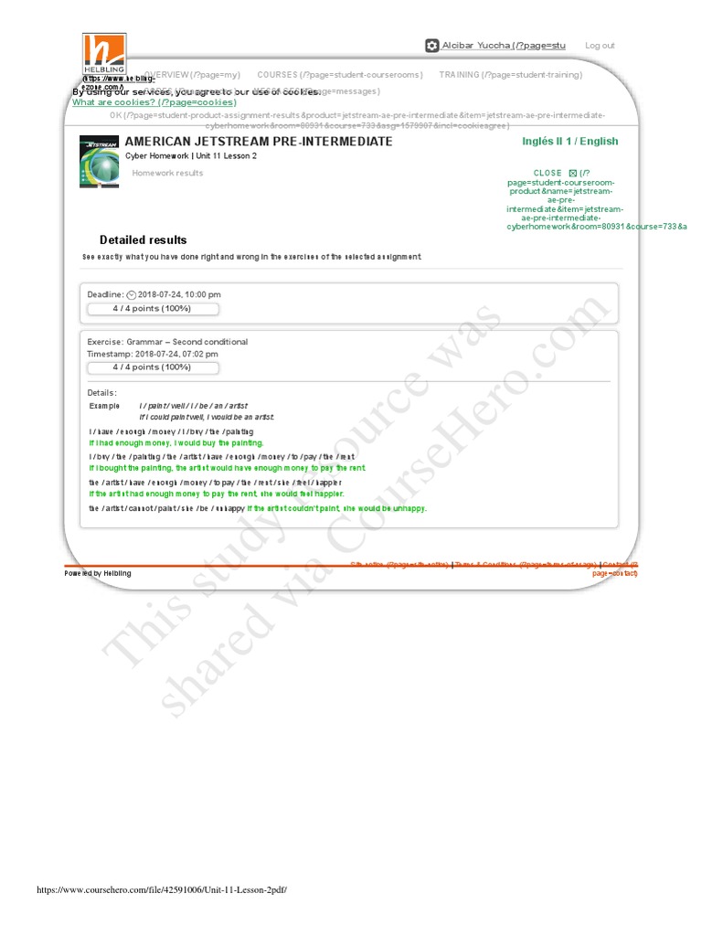 This Study Resource Was: American Jetstream Pre-Intermediate | PDF