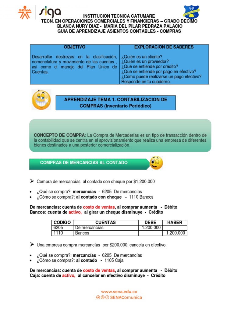 Contabilizacion de Compras | PDF | Contabilidad | Tarjeta de débito