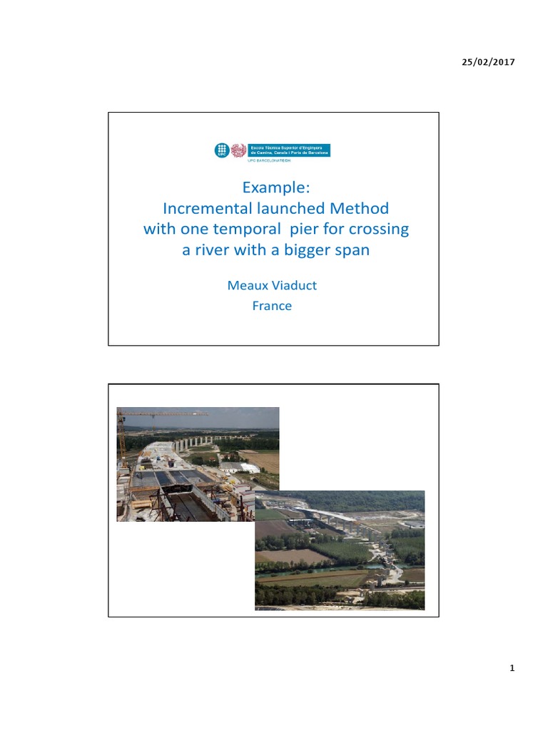 Incremental Launch Method for Meaux Viaduct | PDF | Science & Mathematics