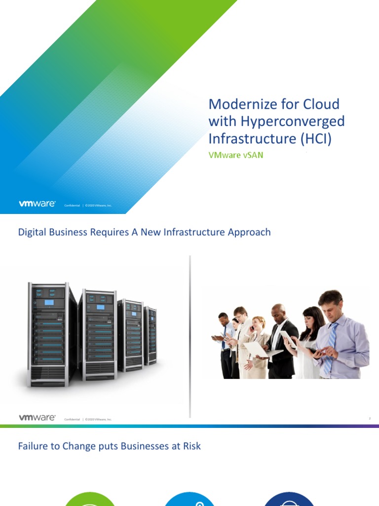 Modernize For Cloud With Hyperconverged Infrastructure (HCI) | PDF | V Mware | Cloud Computing