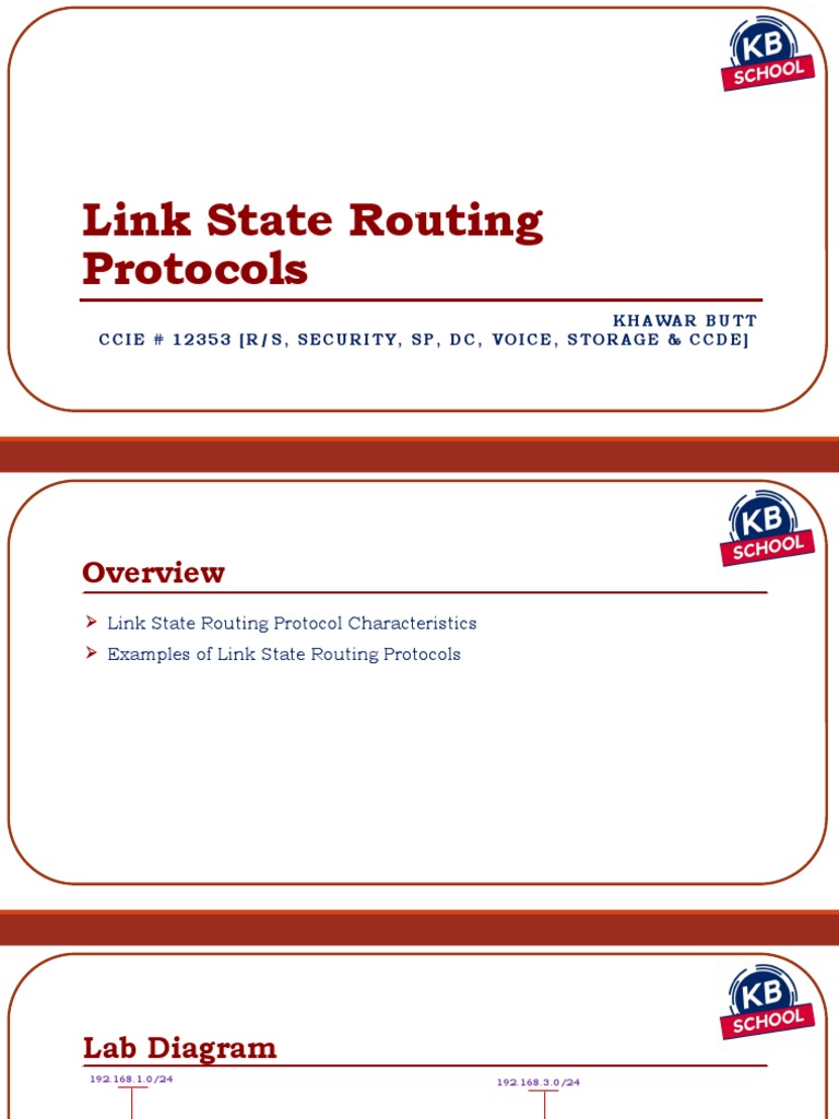 Link State Routing for Network Pros | PDF | Routing | Network Protocols