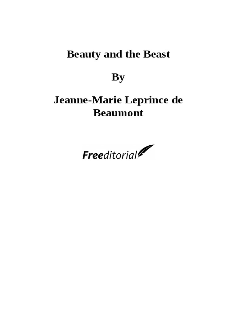 Beauty and the Beast Summary | PDF
