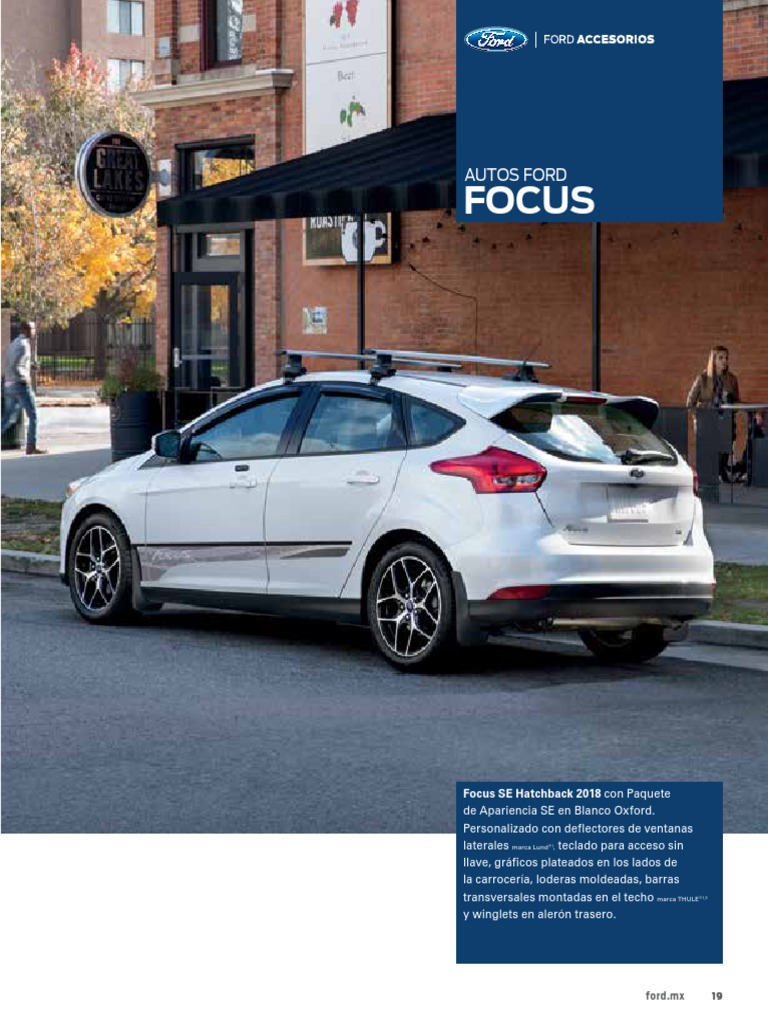 Ford Focus 2018 Catalogo Accesorios | PDF | Vehículo de motor | Science