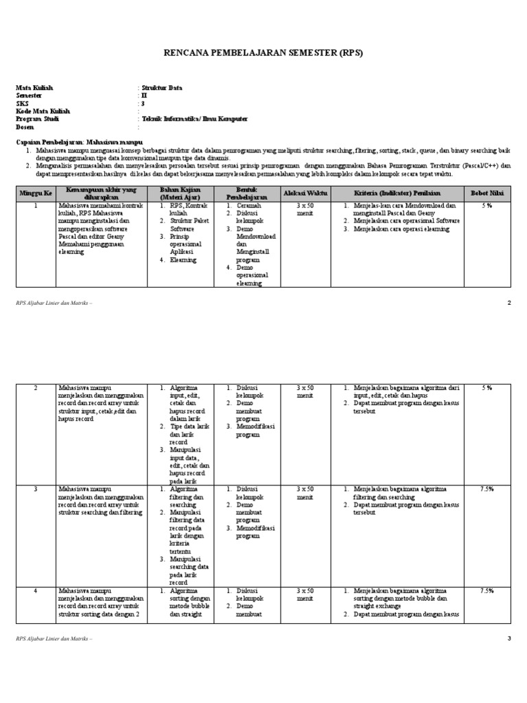 RPS Struktur Data | PDF