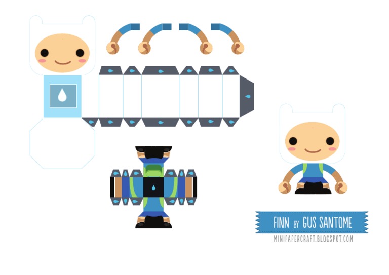 Finn MiniPapercraft by Gus Santome PDF | PDF