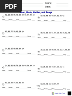 PRACTICE TEST Year 7 Maths Progress Test 2 | PDF | Area | Elementary ...