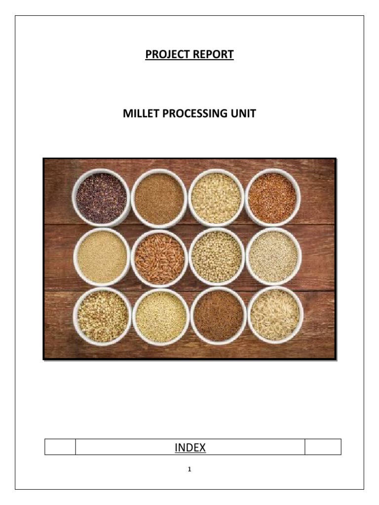 Millet Processing | PDF | Cereals | Foods