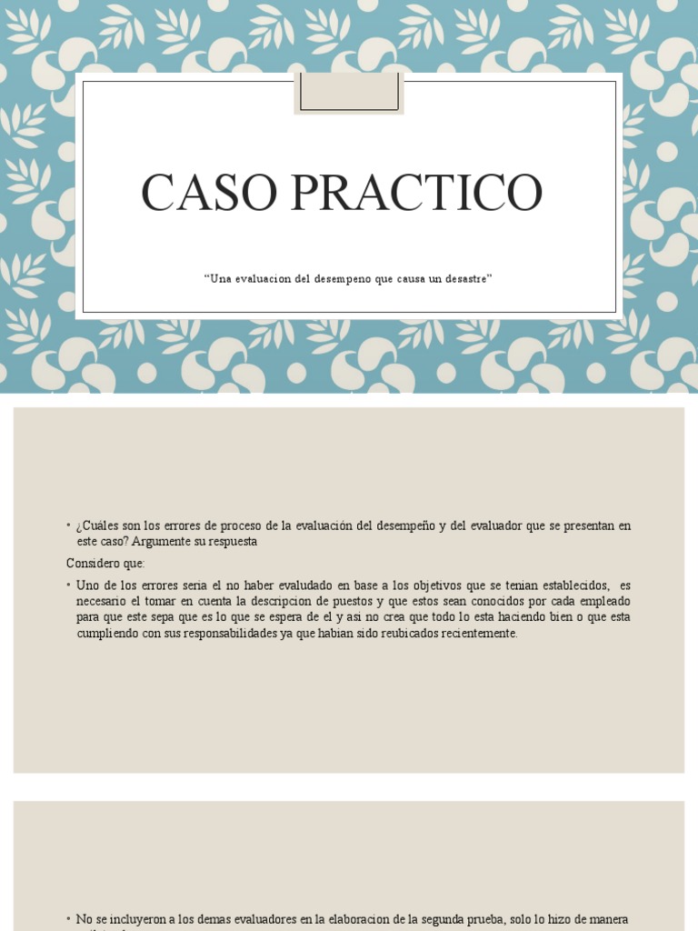 Caso Practico Pps dd032 | PDF