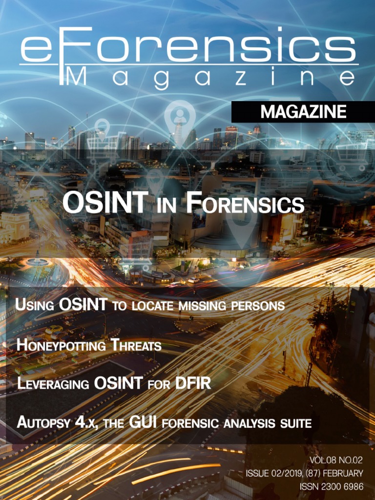 Eforensics Magazine 2019 02 OSINT in Forensics PREVIEW | PDF | Windows ...