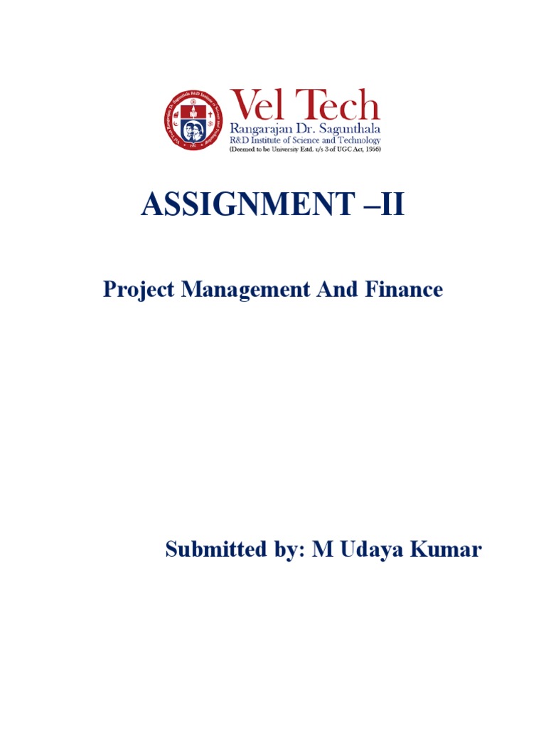 PMF Assignment 2 | PDF | Research And Development | Risk