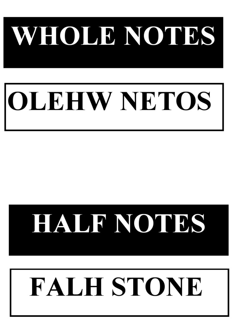 Quarter Notes Overview | PDF