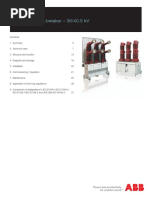 VD4 Vacuum Circuit-Breaker Instruction Manual | PDF | Switch | Rectifier