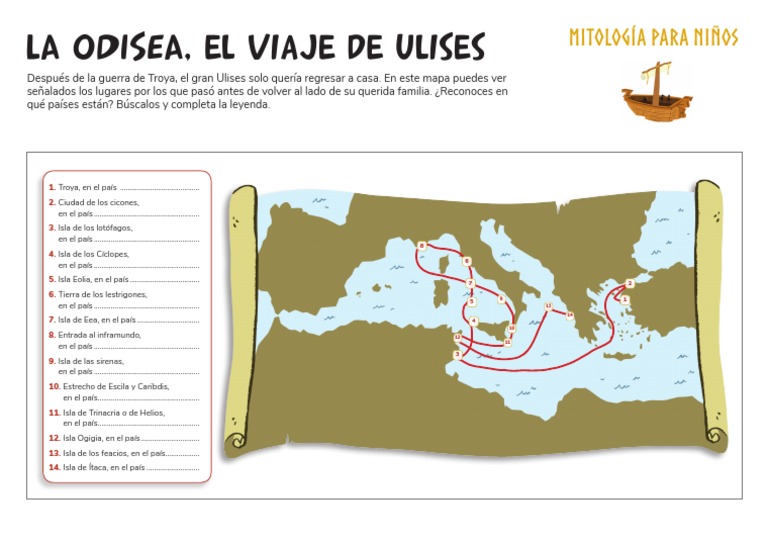 Ulises y Su Mapa | PDF | Odiseo | Odisea