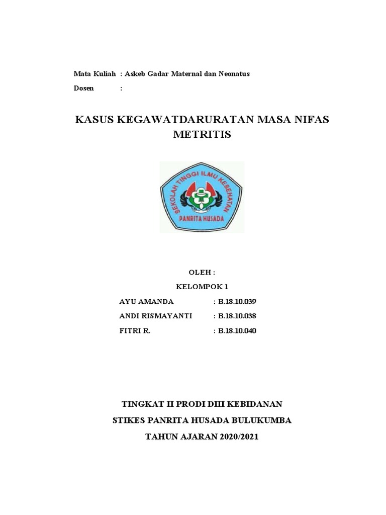 Kasus Metritis | PDF | Sains & Matematika