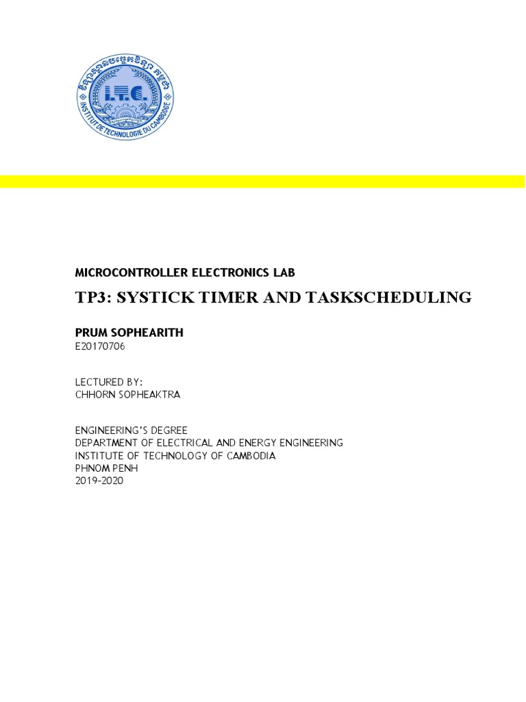 Microcontroller Electronics Lab | PDF | Timer | Electronics