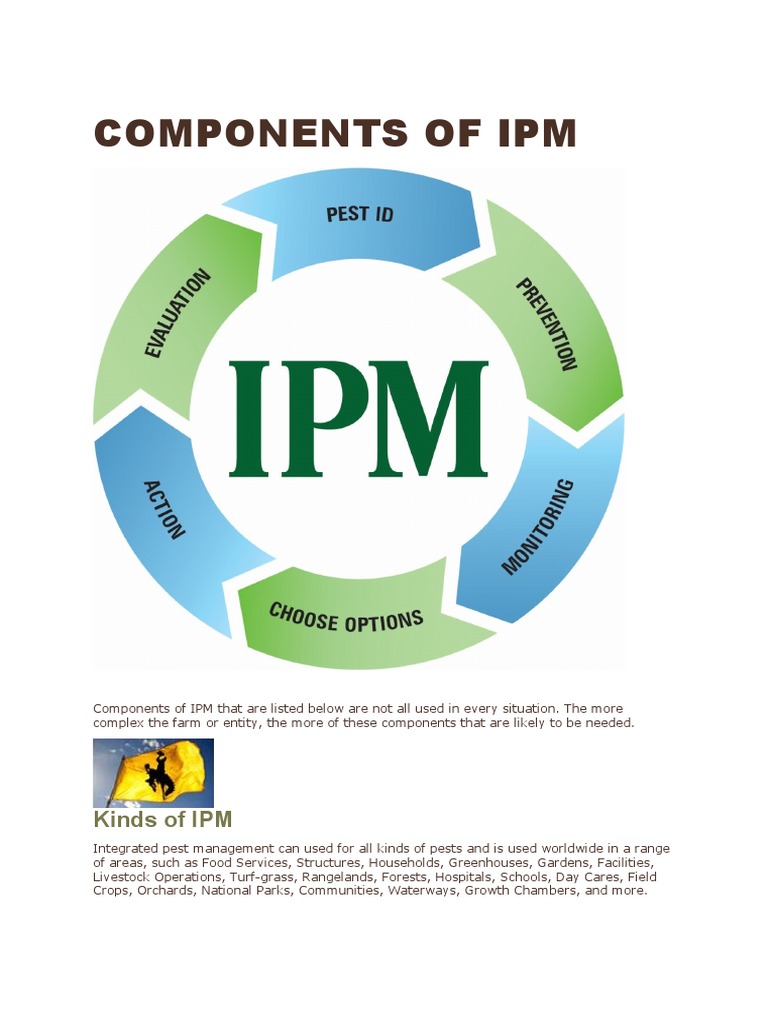 Components of Ipm | PDF | Biological Pest Control | Pesticide