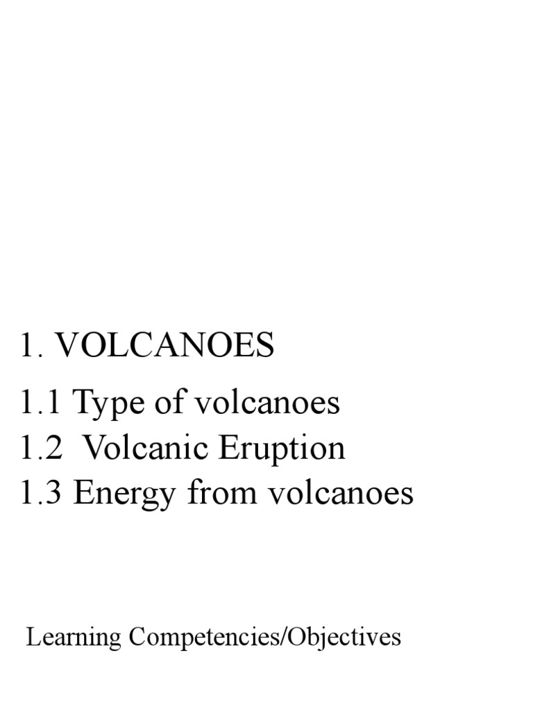 Grade 9 VOLCANOES | PDF