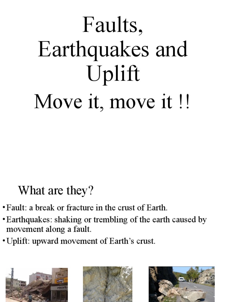 Understanding Faults, Earthquakes, and Uplift | PDF | Earthquakes ...