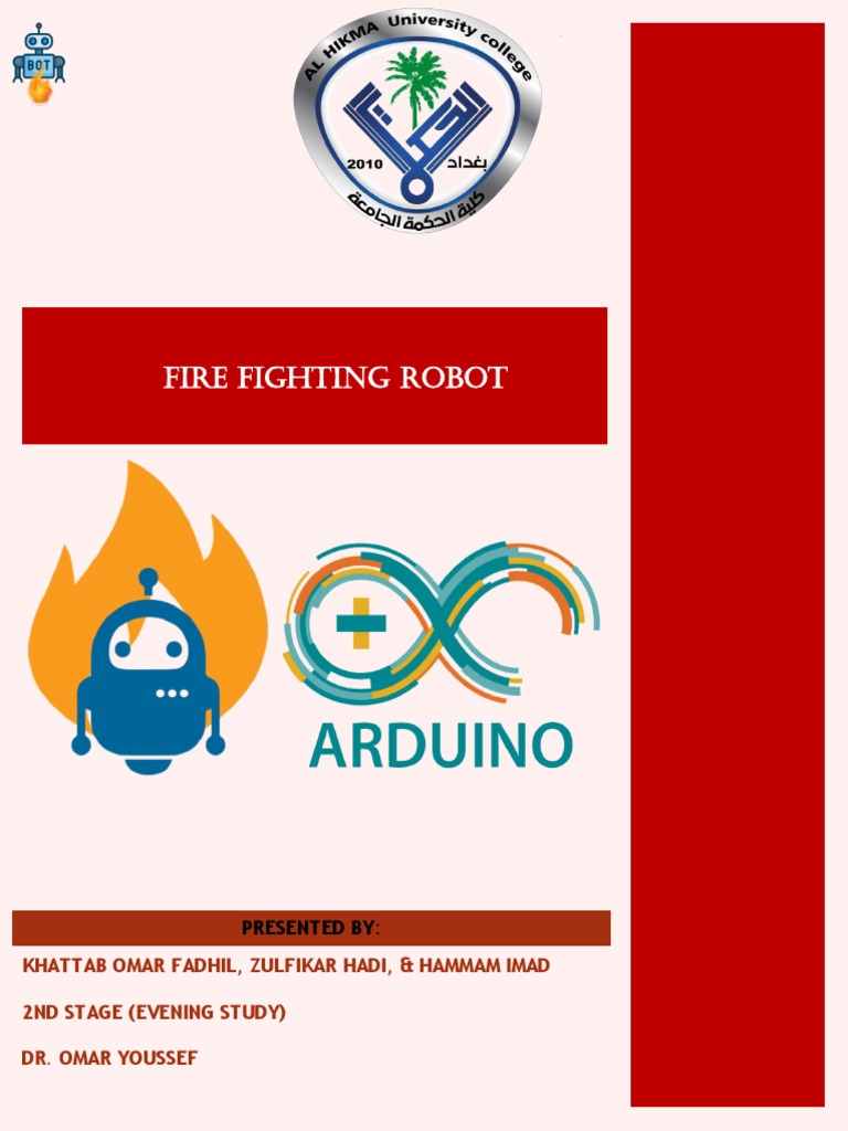 Fire Fighting Robot: Presented by | PDF | Electrical Engineering ...
