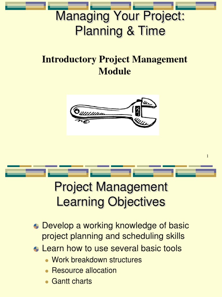 Managing Your Project: Planning & Time | PDF | Project Management ...