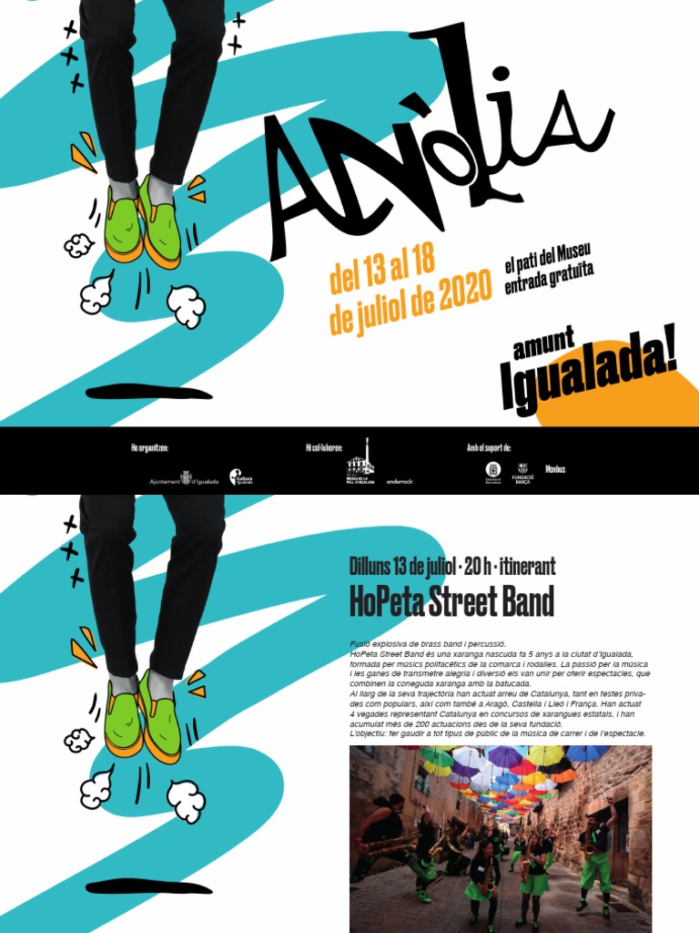 Programa Del Festival Anòlia 2020 | PDF