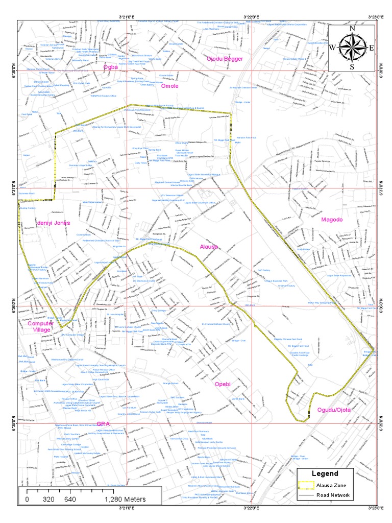 Alausa Location and Map Overview | PDF