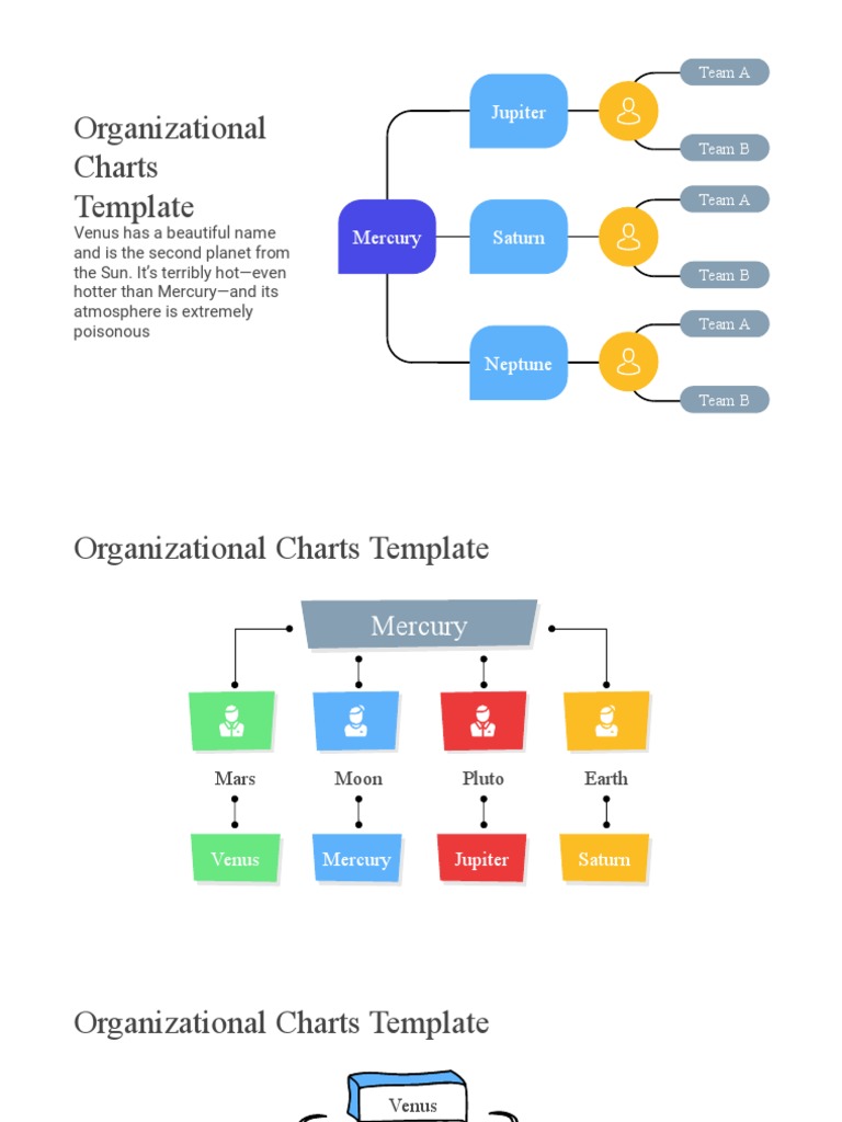 Organizational Charts Template: Jupiter | PDF | Jupiter | Pluto