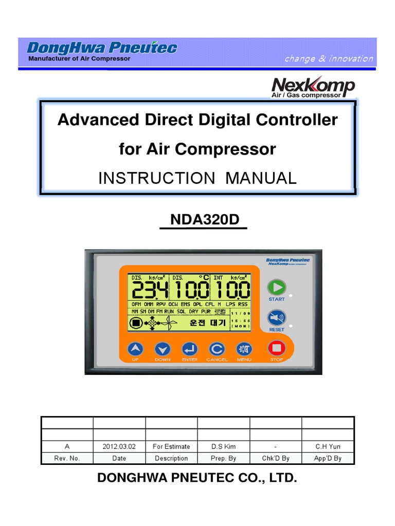 Advanced Direct Digital Controller Manual | PDF | Menu (Computing ...