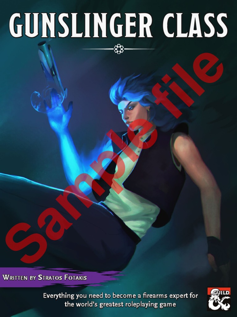 Gunslinger Class: Sample File | PDF | Dungeons & Dragons | D20 System