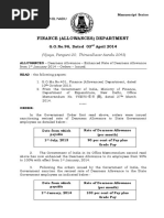 D.A. (Dearness Allowance) Rates - From 1986 To Up-To-Date (K.V.) | PDF ...