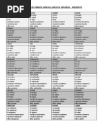 Profedeele. Presente Simple Verbos Irregulares. | PDF