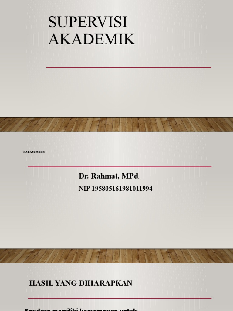 Supervisi Akademik | PDF