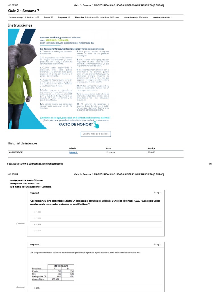 Margen de Contribución y Punto de Equilibrio | PDF | Apalancamiento ...