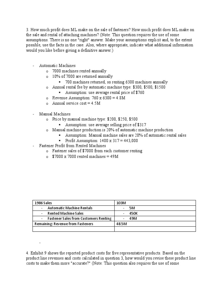 Mueller Lehmkuhl Case Write Up | PDF